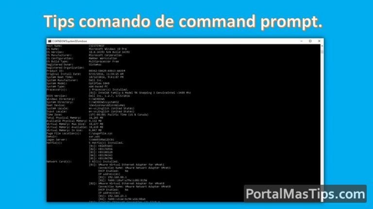 Abrir / Ejecutar CMD como Administrador Windows 10 | Portal+Tips